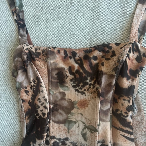 Tiger Mist | Tops | Tiger Mist Everlee Animal Print Corset Top | Poshmark